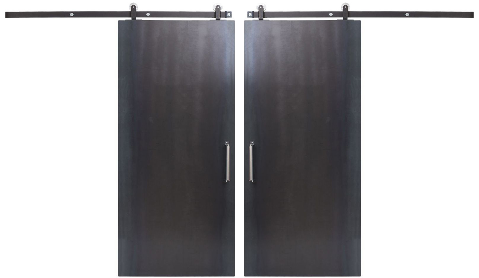 Industry Double Barn Door - Rustica Custom Doors