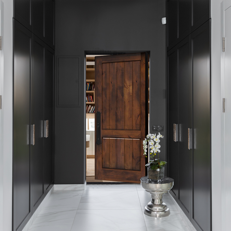 Altitude Interior Pivot Door - Rustica Custom Doors
