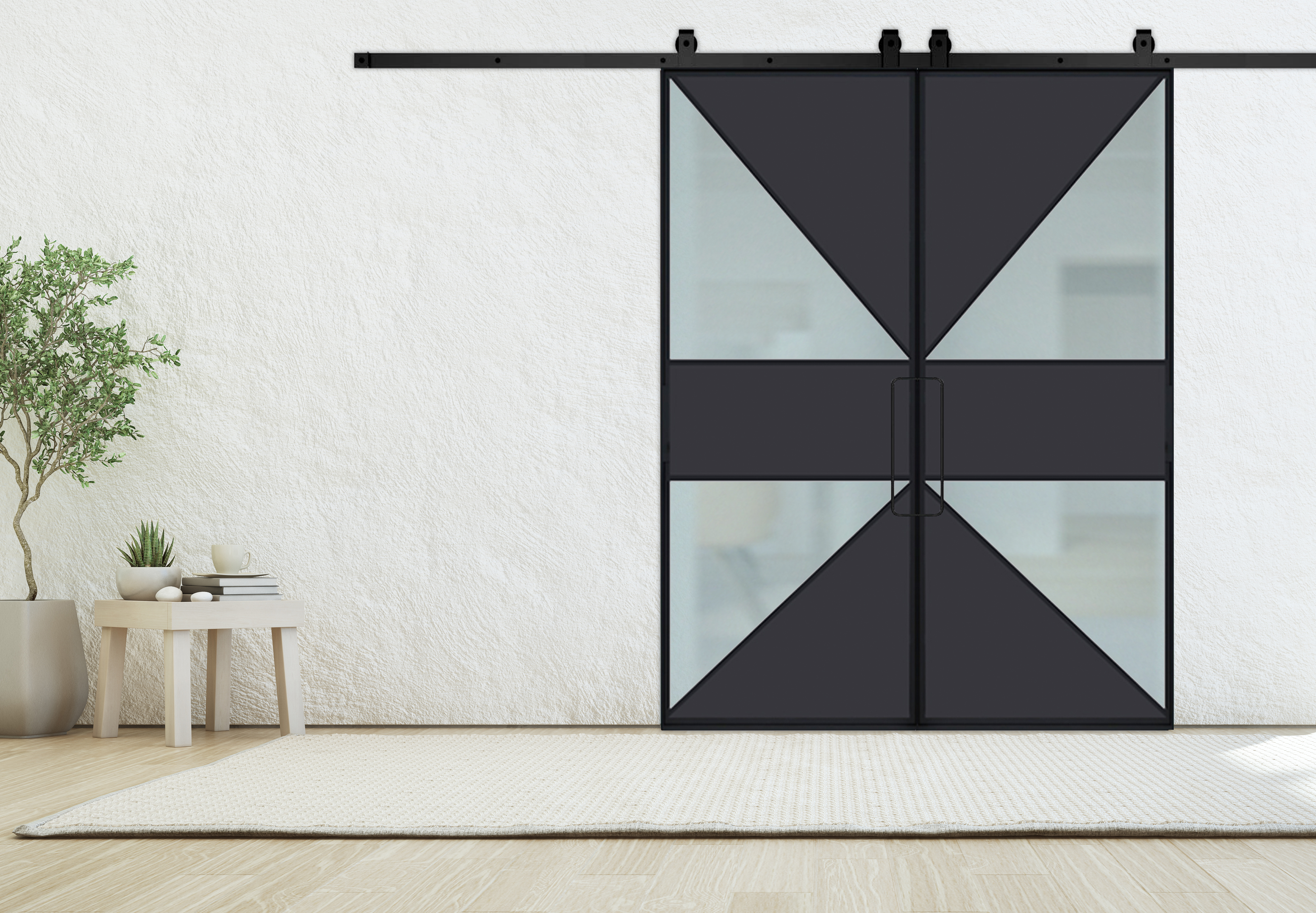 Anchor Double Barn Door - Rustica Custom Doors