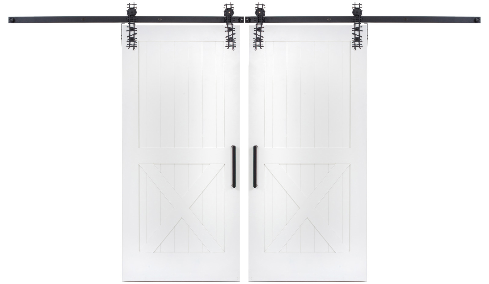 Half X Double Barn Door - Rustica Custom Doors
