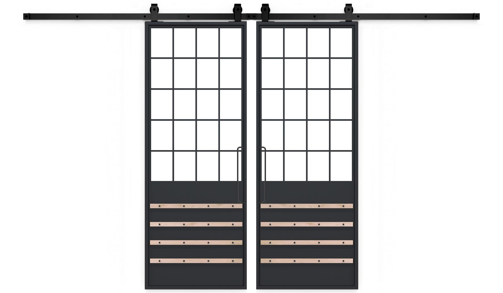 Homeland Double Barn Door - Rustica Custom Doors